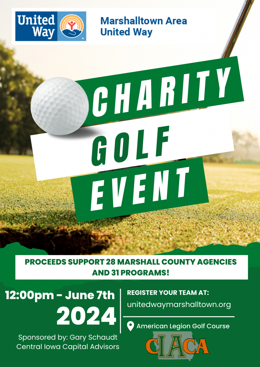 Marsalltown Area United Way 2024 Charity Golf Event | Marshalltown Area ...